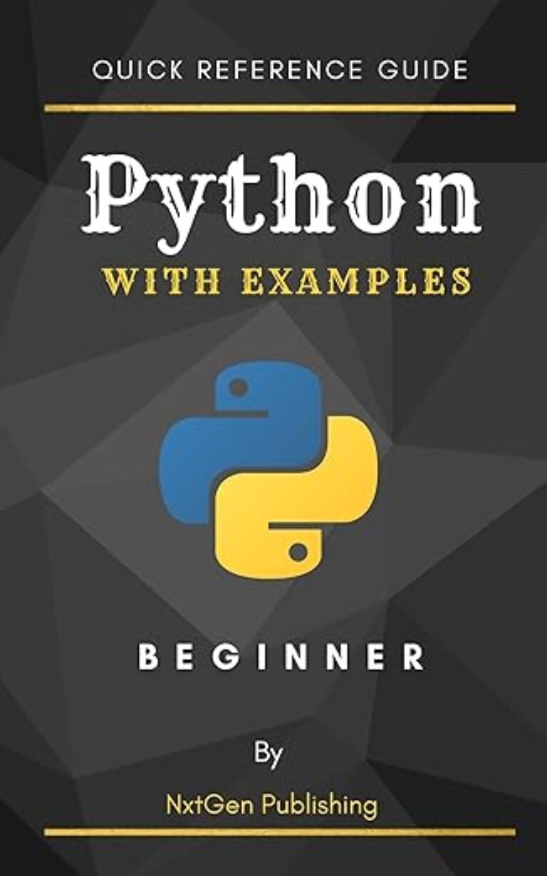 [100% Discount] Python with Examples for Beginner - Quick Reference ...